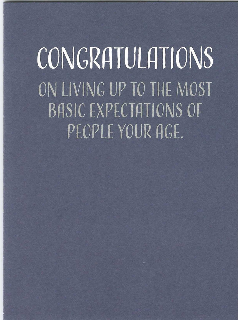 Congratulations Basic Expectations Card – ArcadiaPTown