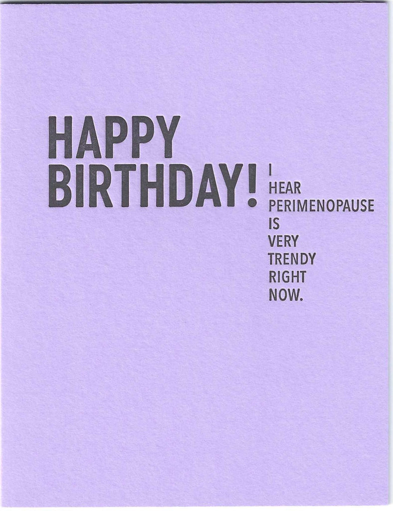 Perimenopause Birthday Card – ArcadiaPTown